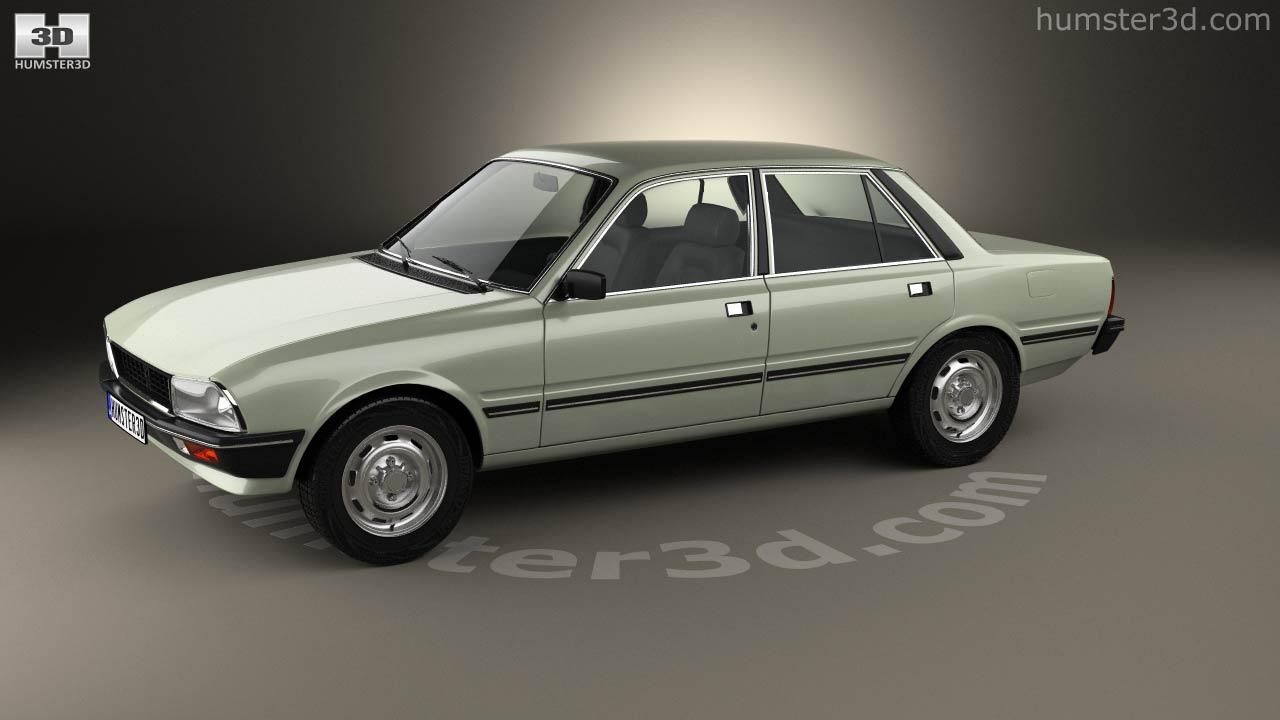 360 view of Peugeot 505 1992 3D model - 3DModels store