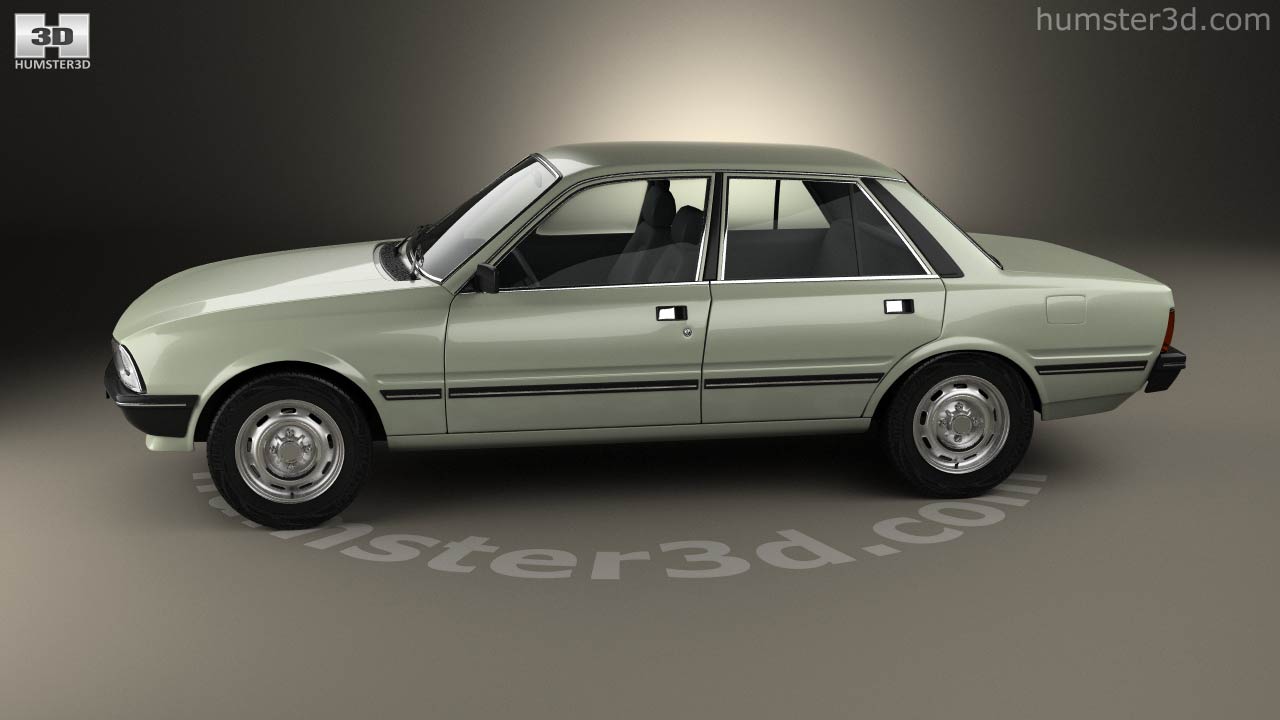 360 view of Peugeot 505 1992 3D model - 3DModels store