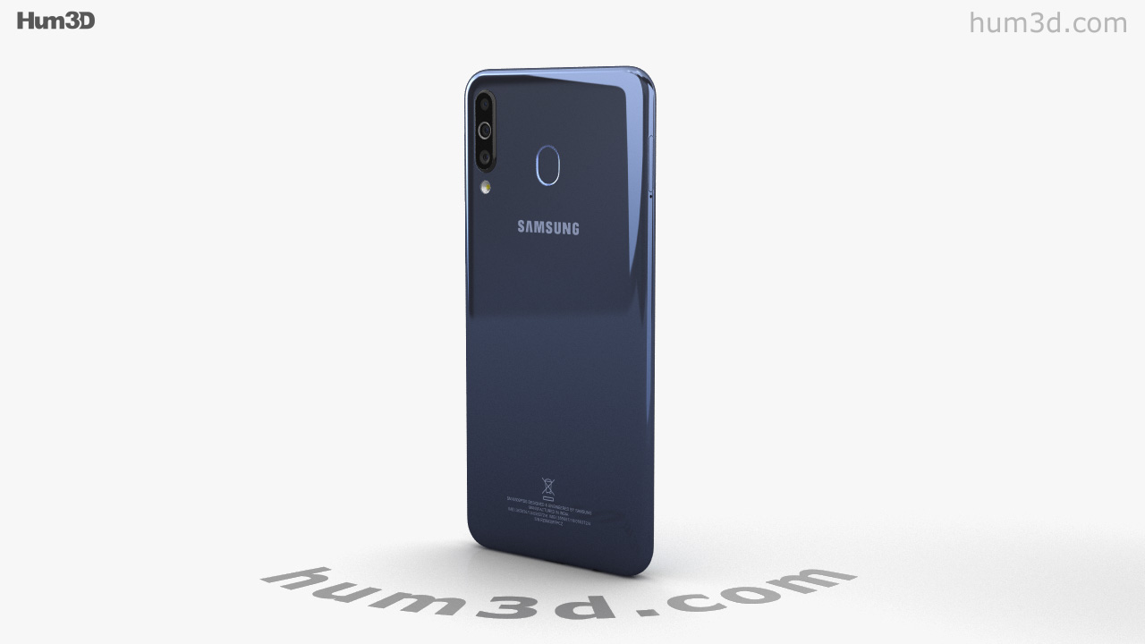 360 view of Samsung Galaxy M30 Blue 3D model - 3DModels store