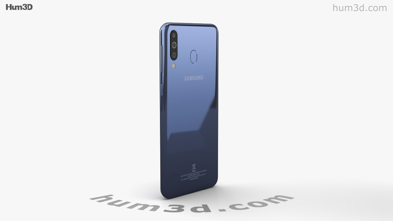 360 view of Samsung Galaxy M30 Blue 3D model - 3DModels store
