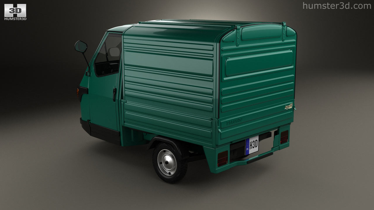 360 view of Piaggio Ape 50 2006 3D model - 3DModels store