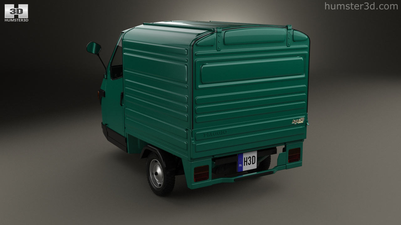 360 view of Piaggio Ape 50 2006 3D model - 3DModels store