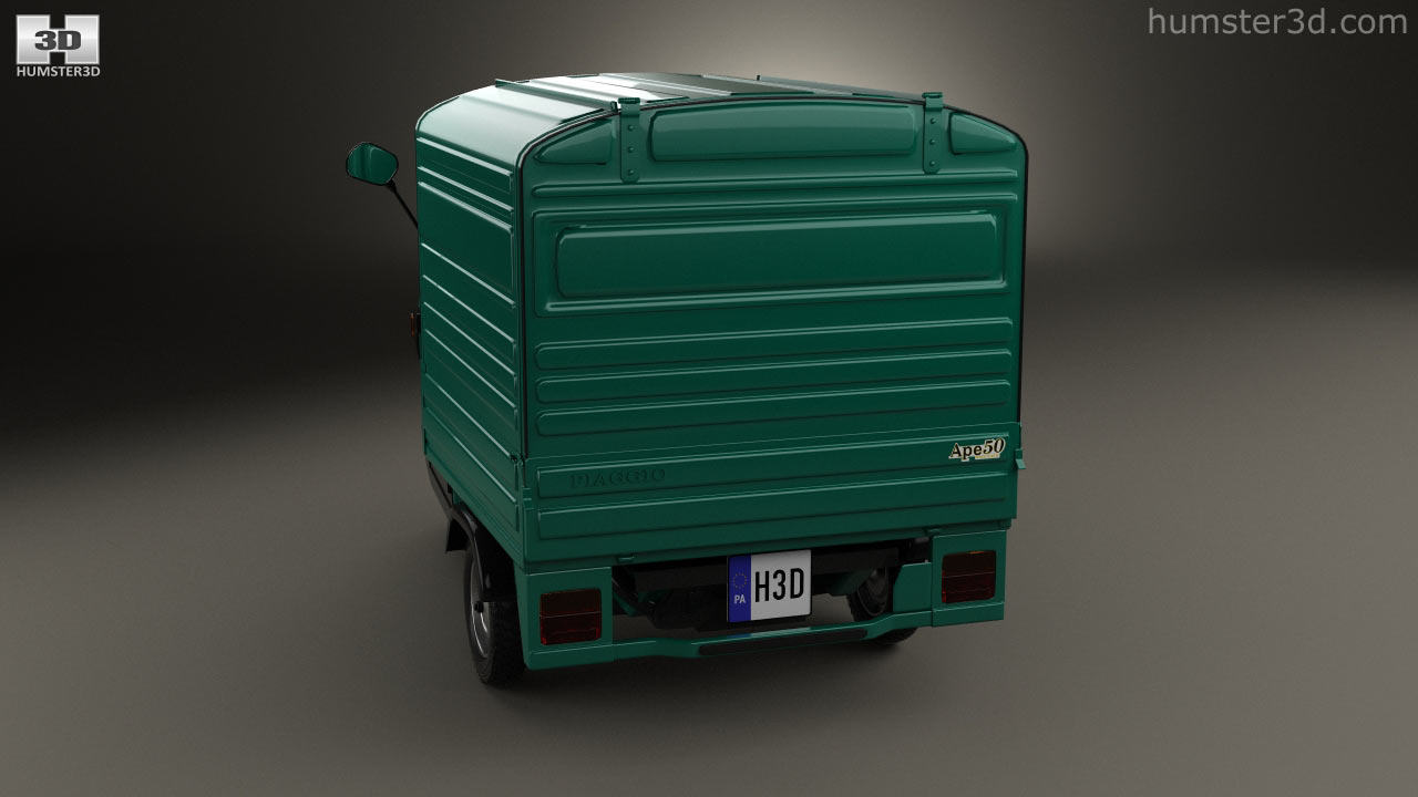 360 view of Piaggio Ape 50 2006 3D model - 3DModels store