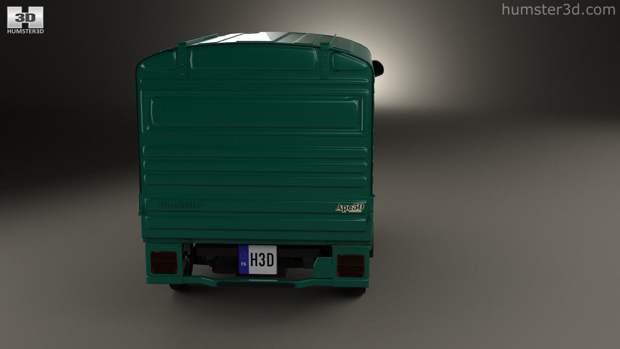 360 view of Piaggio Ape 50 2006 3D model - 3DModels store