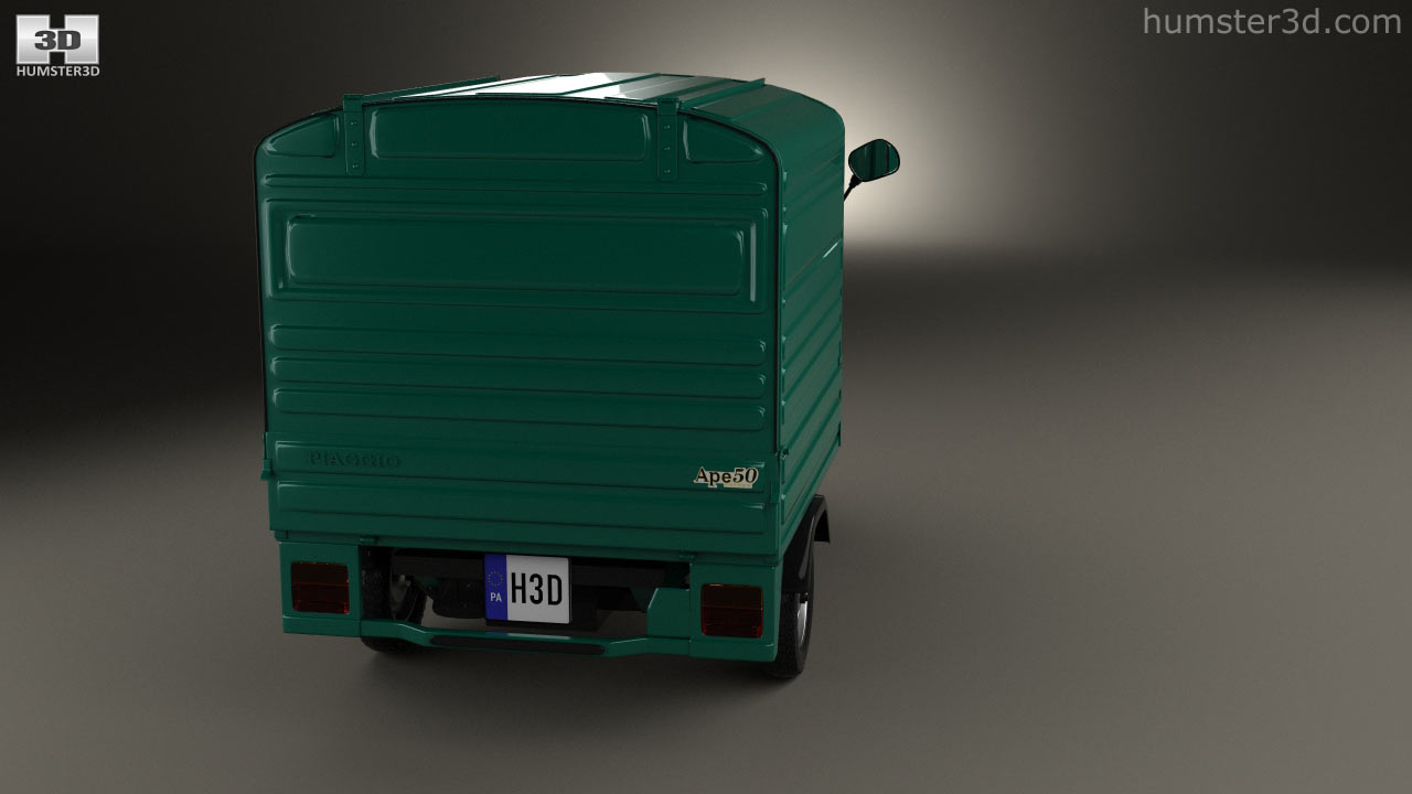 360 view of Piaggio Ape 50 2006 3D model - 3DModels store