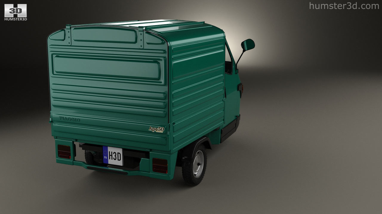 360 view of Piaggio Ape 50 2006 3D model - 3DModels store