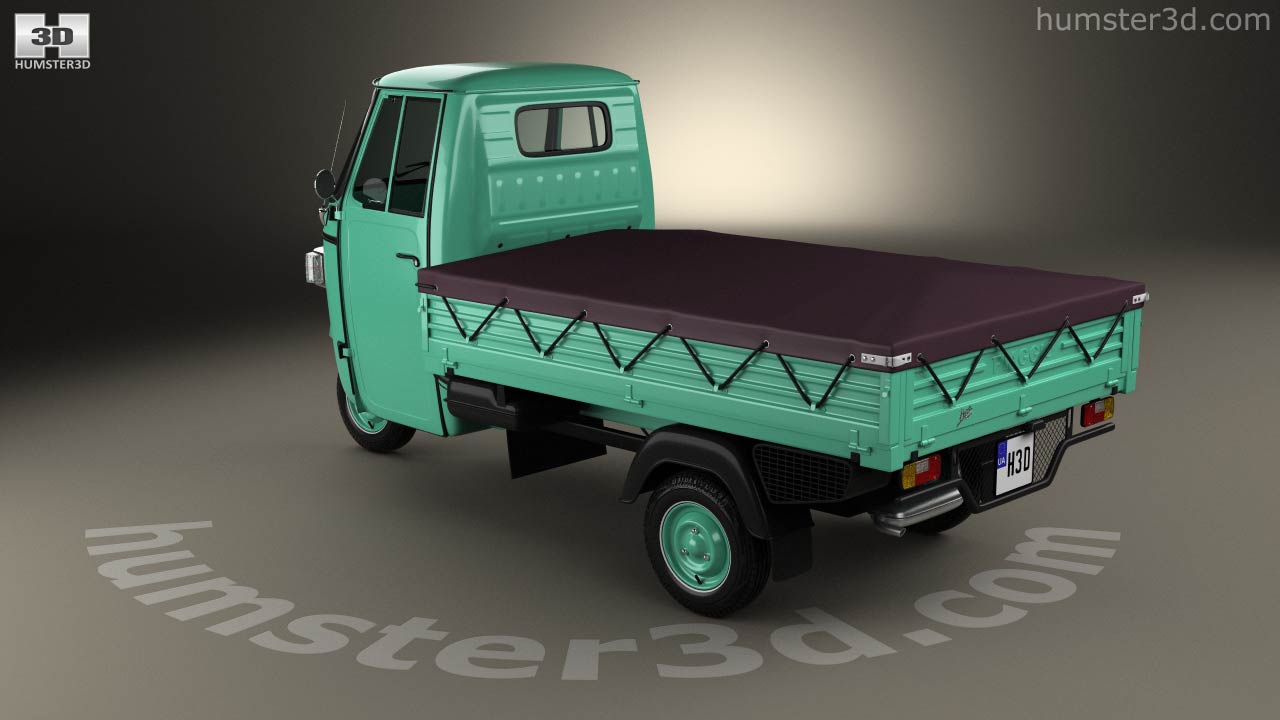 360 view of Piaggio Ape C 1956 3D model - 3DModels store