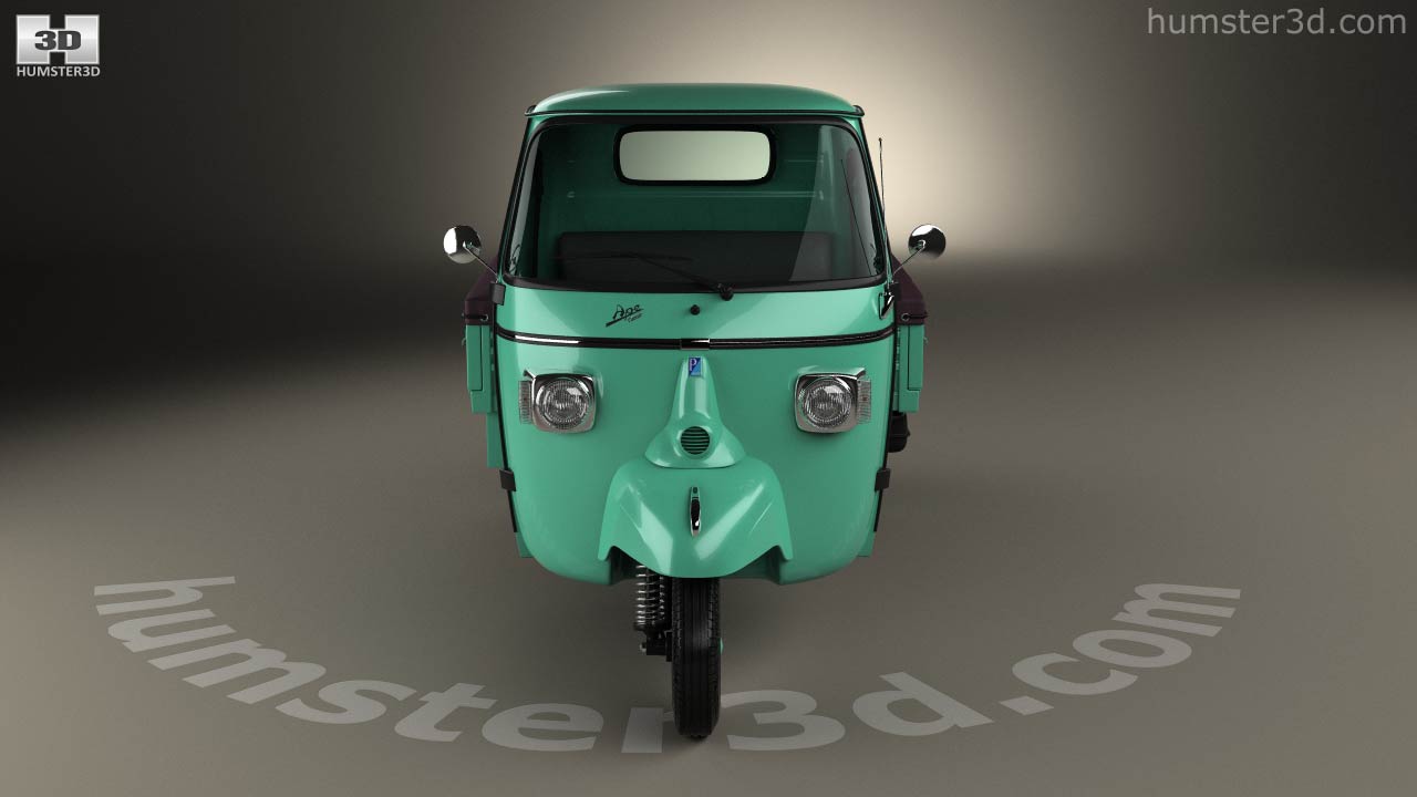 360 view of Piaggio Ape C 1956 3D model - 3DModels store