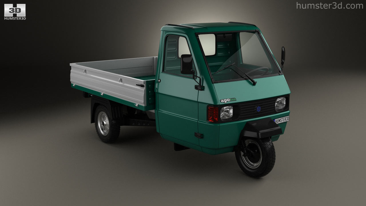 360 view of Piaggio Ape TM Pickup 1982 3D model - 3DModels store