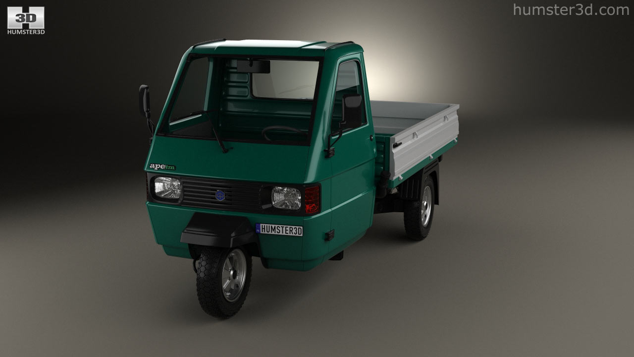 360 view of Piaggio Ape TM Pickup 1982 3D model - 3DModels store