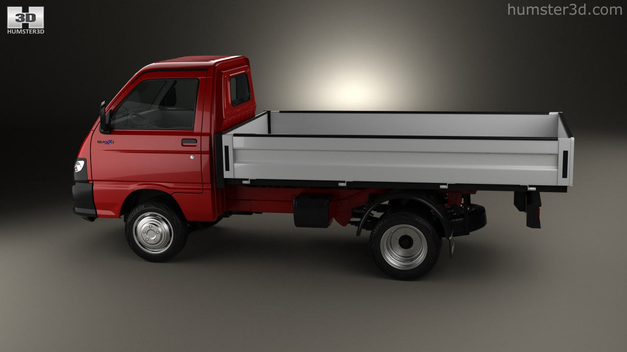 360 view of Piaggio Porter Maxxi Tipper 2016 3D model - 3DModels store