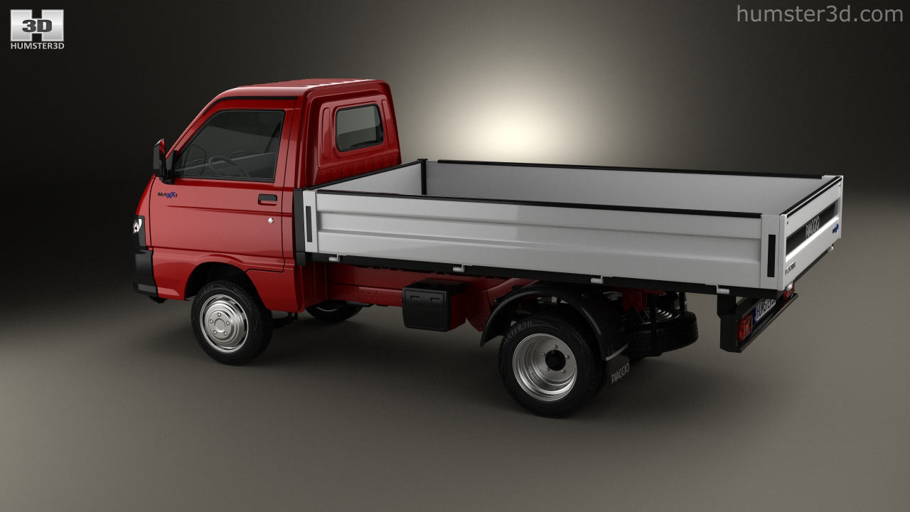 360 view of Piaggio Porter Maxxi Tipper 2016 3D model - 3DModels store