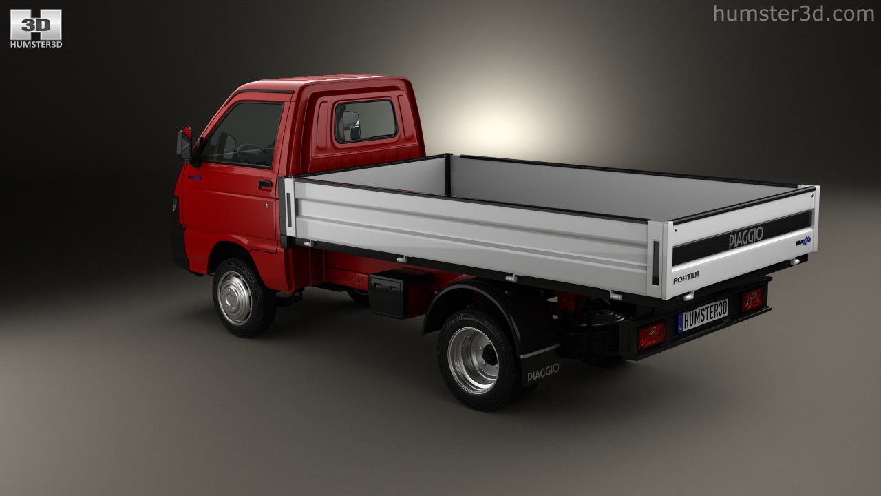 360 view of Piaggio Porter Maxxi Tipper 2016 3D model - 3DModels store