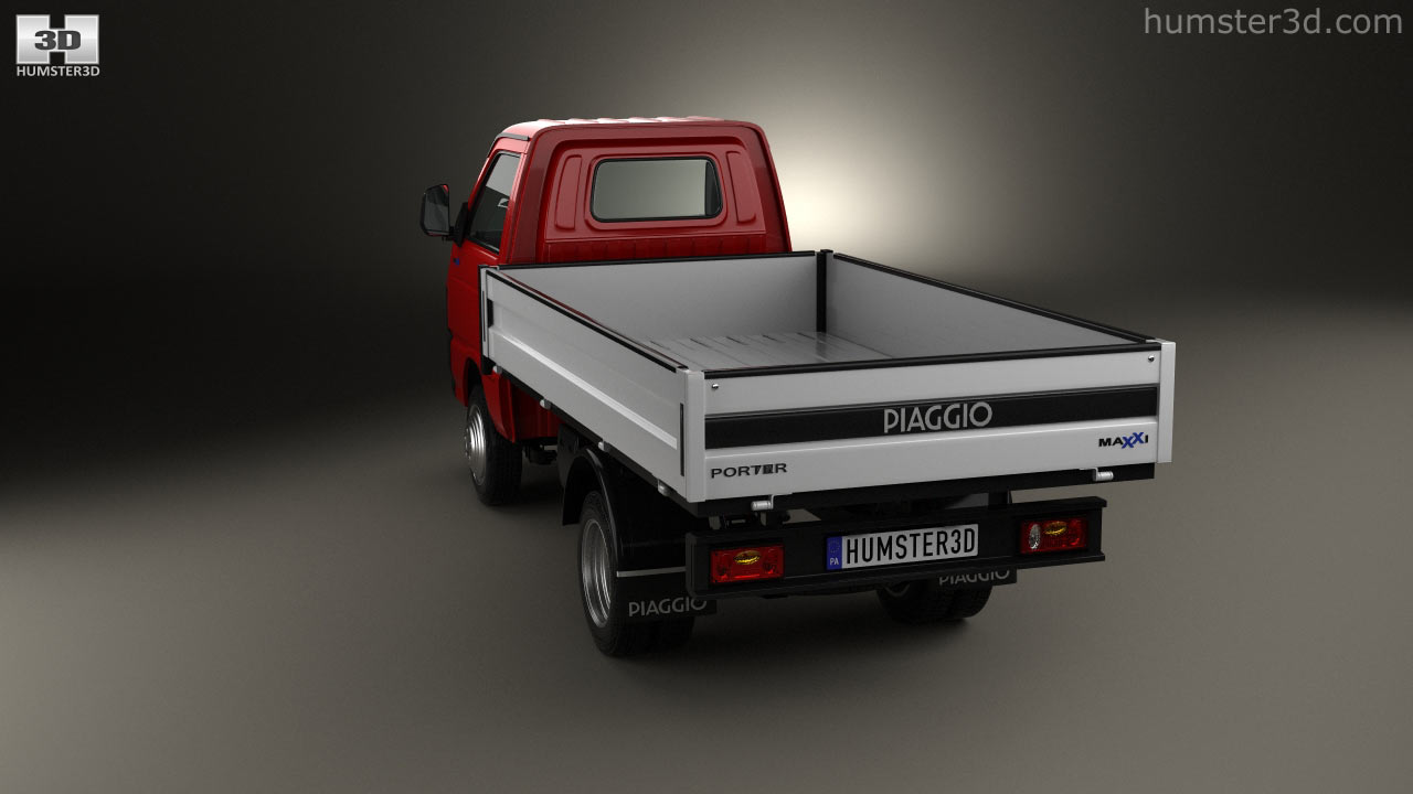 360 view of Piaggio Porter Maxxi Tipper 2016 3D model - 3DModels store