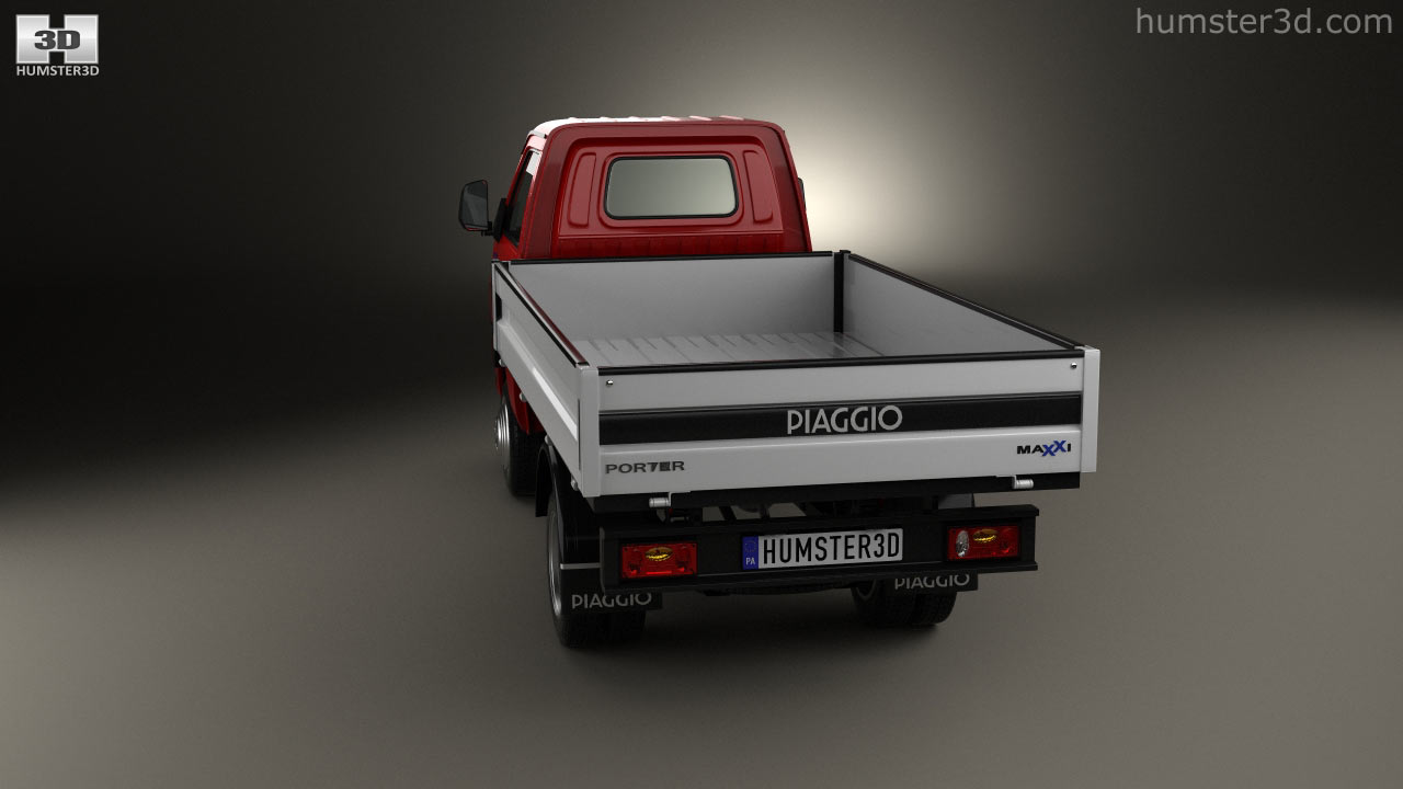 360 view of Piaggio Porter Maxxi Tipper 2016 3D model - 3DModels store
