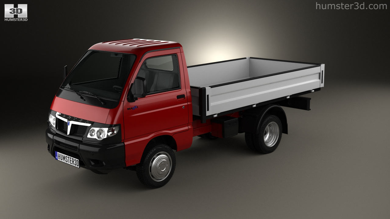360 view of Piaggio Porter Maxxi Tipper 2016 3D model - 3DModels store