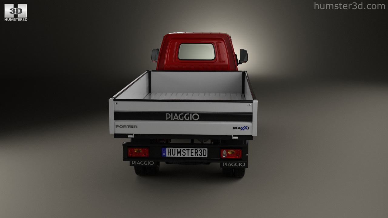 360 view of Piaggio Porter Maxxi Tipper 2016 3D model - 3DModels store
