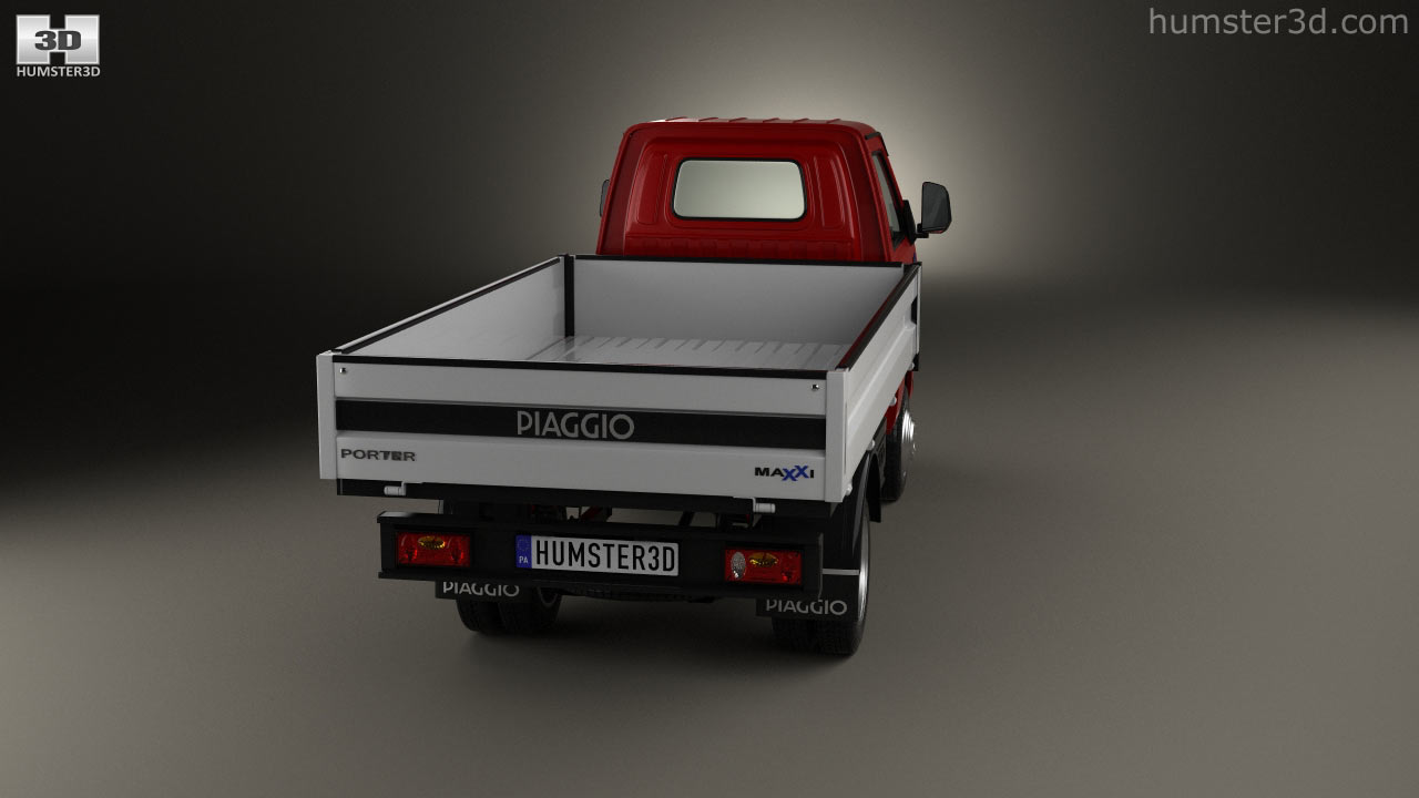360 view of Piaggio Porter Maxxi Tipper 2016 3D model - 3DModels store