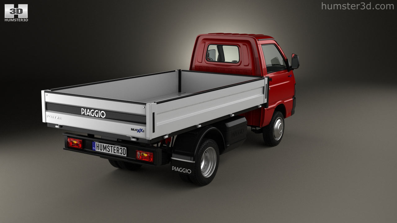 360 view of Piaggio Porter Maxxi Tipper 2016 3D model - 3DModels store