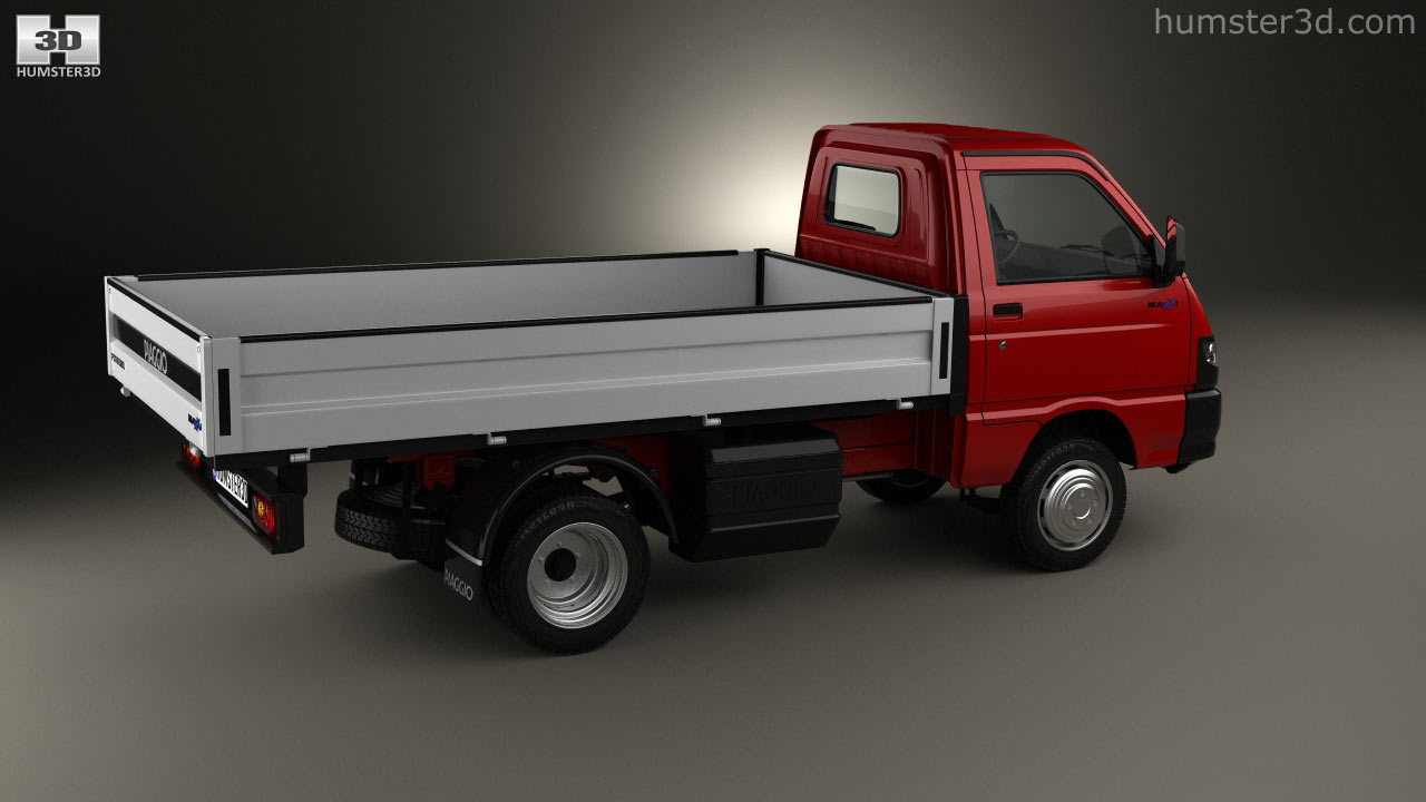 360 view of Piaggio Porter Maxxi Tipper 2016 3D model - 3DModels store