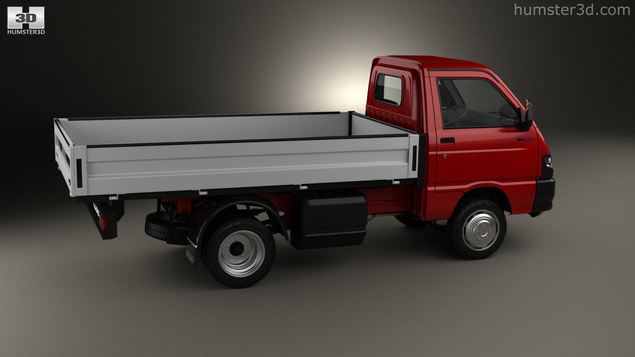 360 view of Piaggio Porter Maxxi Tipper 2016 3D model - 3DModels store