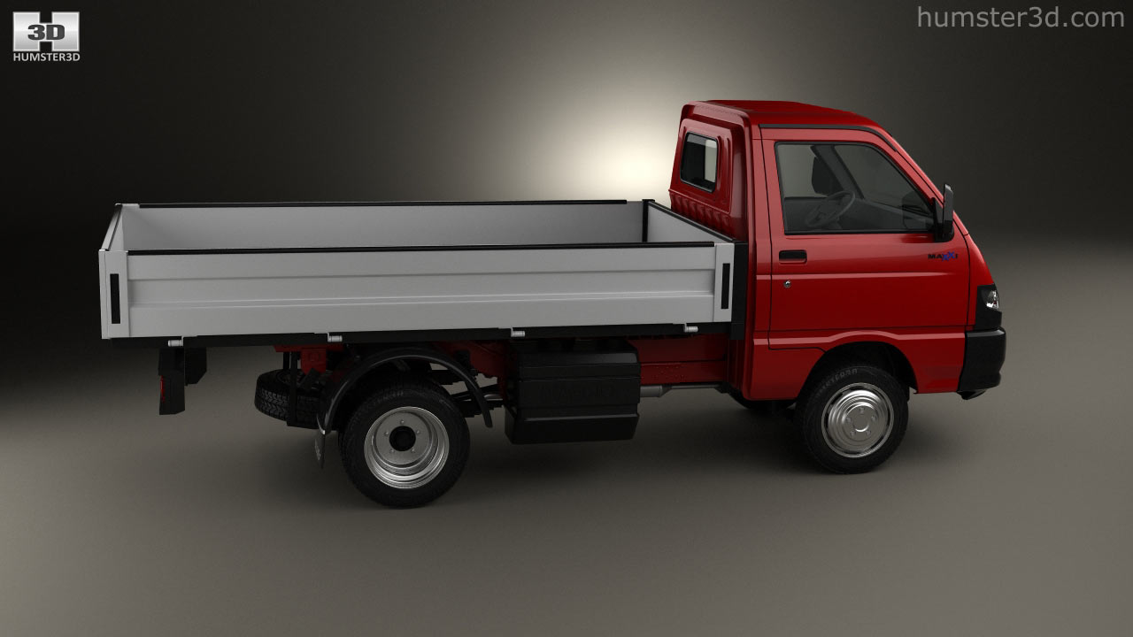 360 view of Piaggio Porter Maxxi Tipper 2016 3D model - 3DModels store