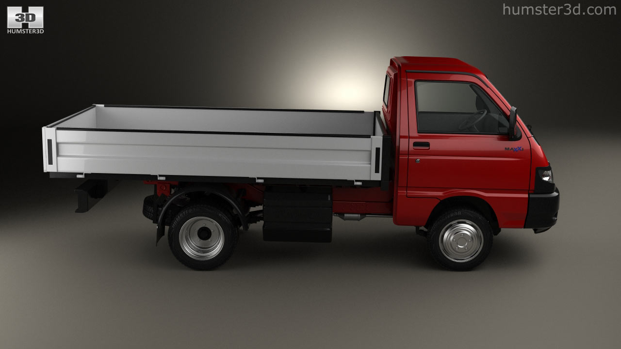 360 view of Piaggio Porter Maxxi Tipper 2016 3D model - 3DModels store