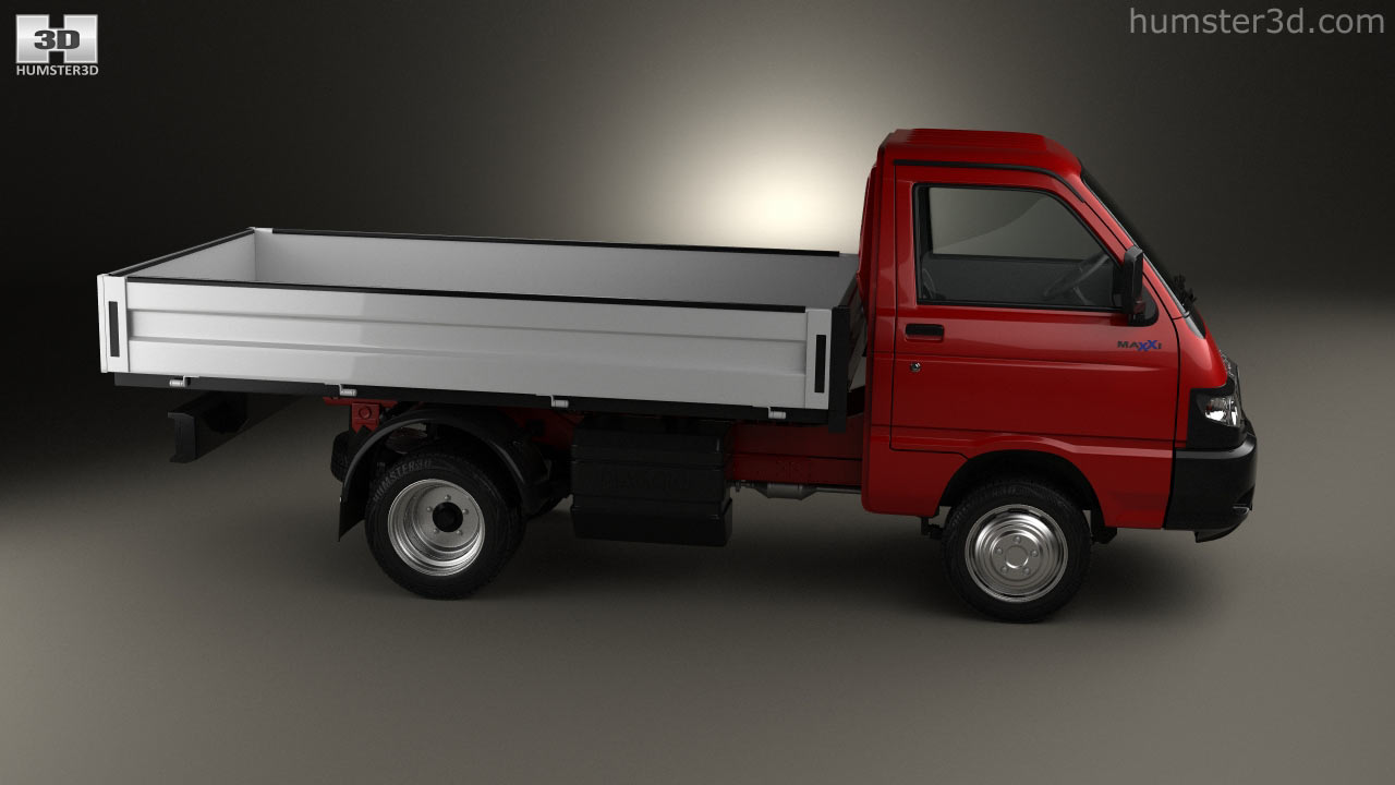 360 view of Piaggio Porter Maxxi Tipper 2016 3D model - 3DModels store
