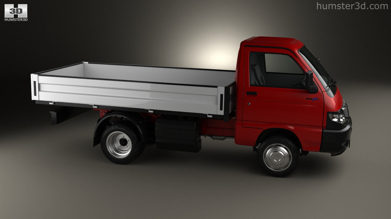 360 view of Piaggio Porter Maxxi Tipper 2016 3D model - 3DModels store
