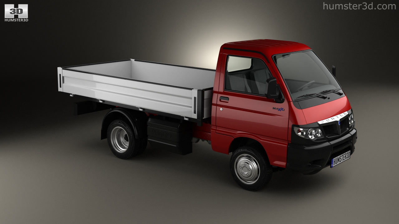 360 view of Piaggio Porter Maxxi Tipper 2016 3D model - 3DModels store