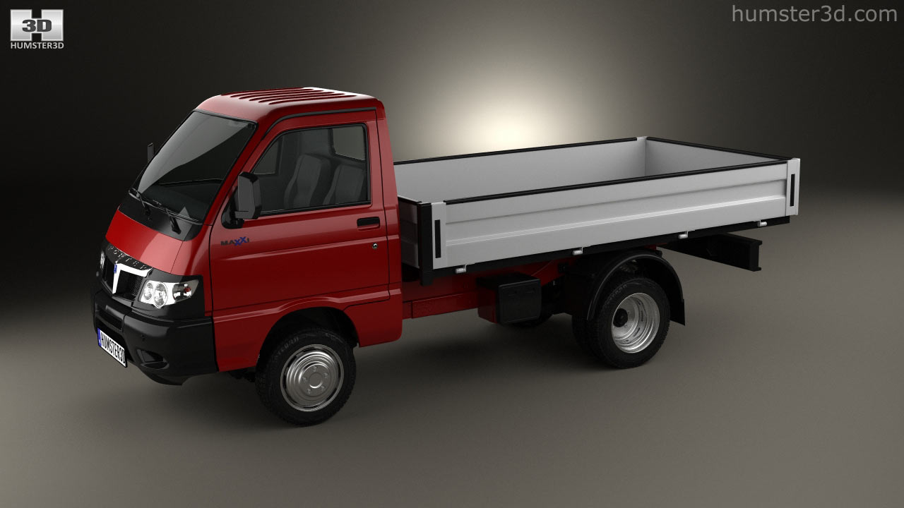 360 view of Piaggio Porter Maxxi Tipper 2016 3D model - 3DModels store