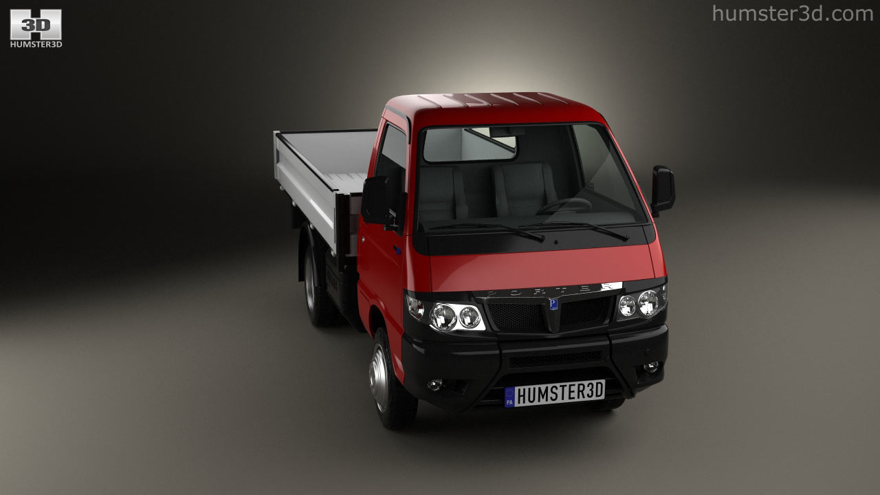 360 view of Piaggio Porter Maxxi Tipper 2016 3D model - 3DModels store