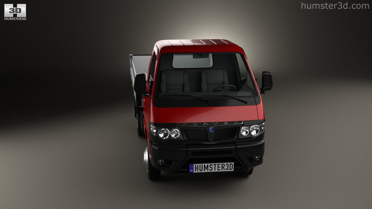 360 view of Piaggio Porter Maxxi Tipper 2016 3D model - 3DModels store