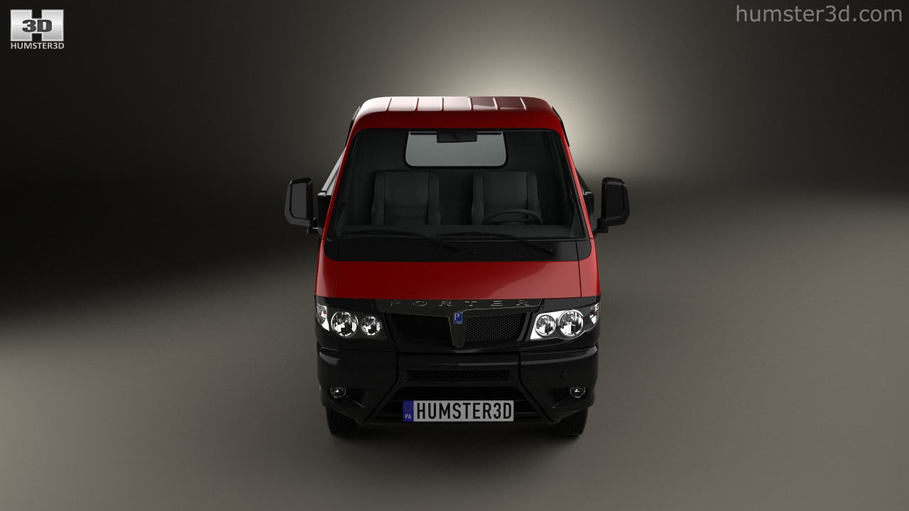 360 view of Piaggio Porter Maxxi Tipper 2016 3D model - 3DModels store