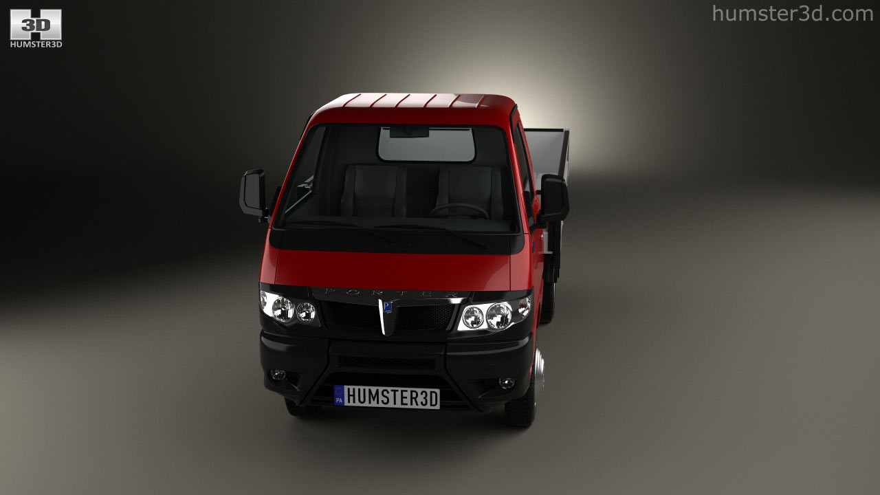 360 view of Piaggio Porter Maxxi Tipper 2016 3D model - 3DModels store