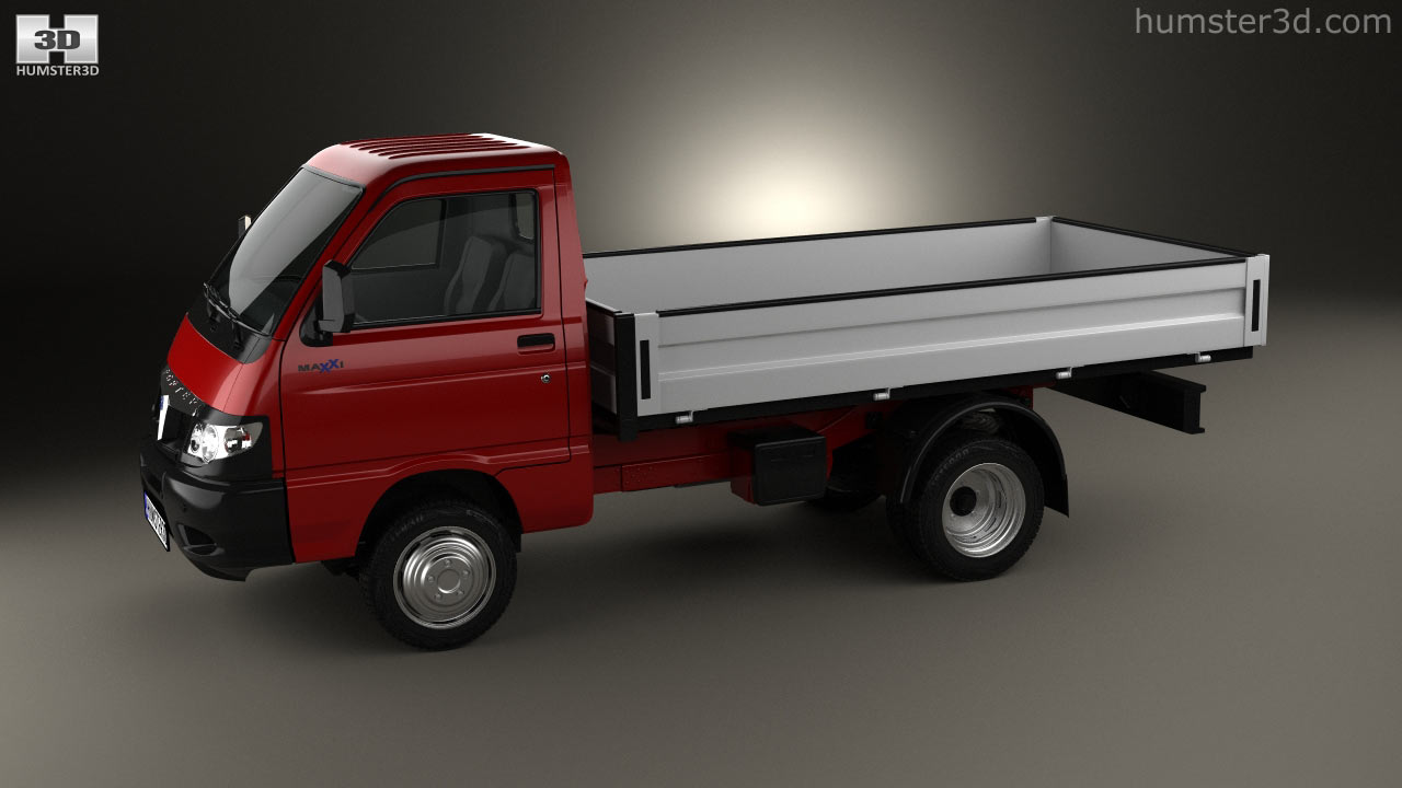 360 view of Piaggio Porter Maxxi Tipper 2016 3D model - 3DModels store