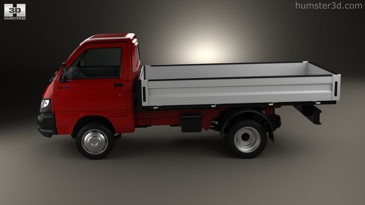 360 view of Piaggio Porter Maxxi Tipper 2016 3D model - 3DModels store