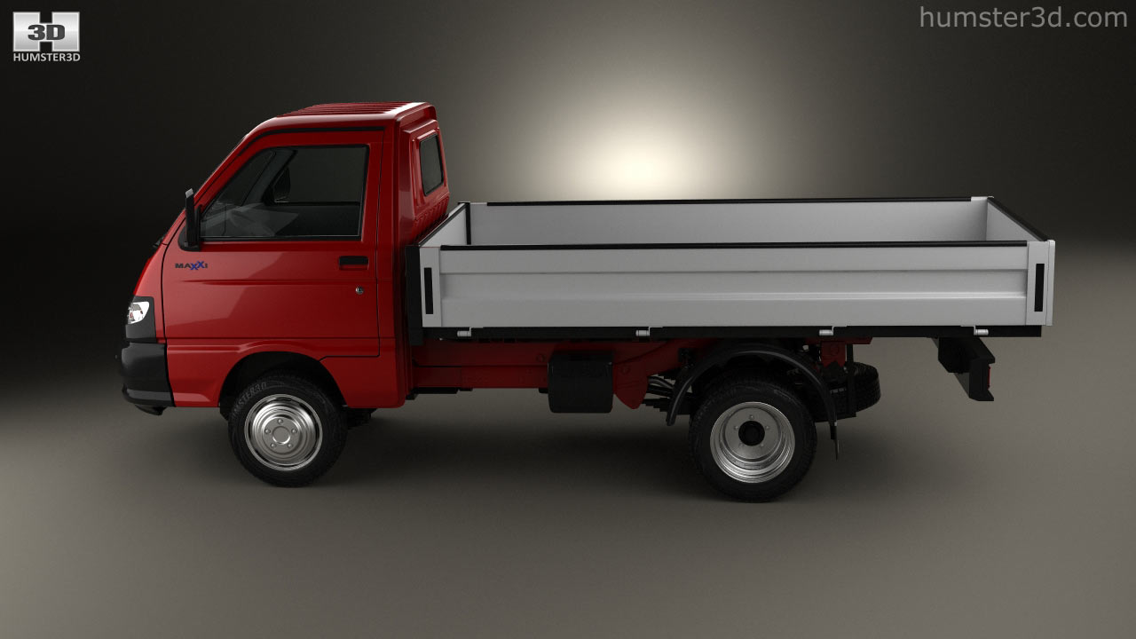 360 view of Piaggio Porter Maxxi Tipper 2016 3D model - 3DModels store