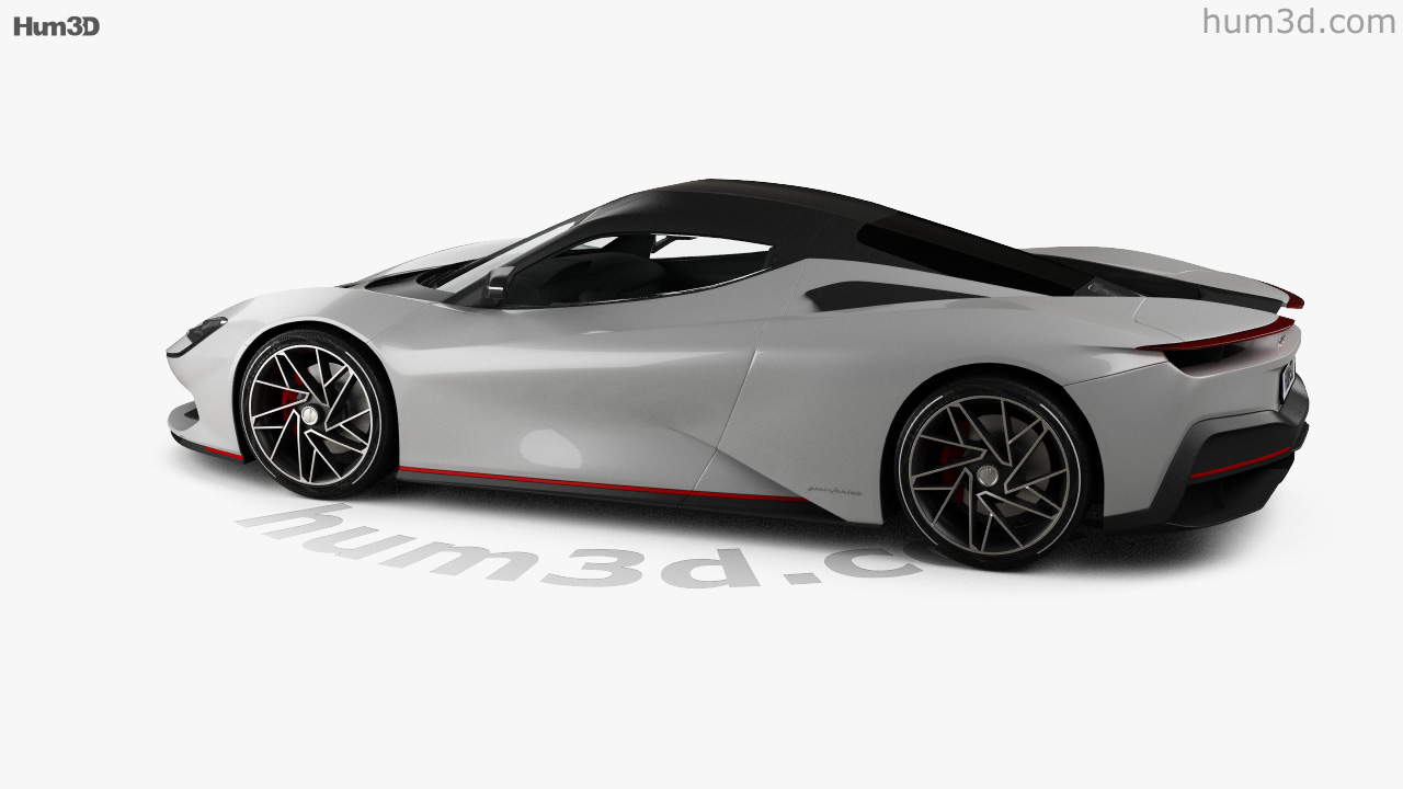360 view of Pininfarina Battista 2021 3D model - 3DModels store