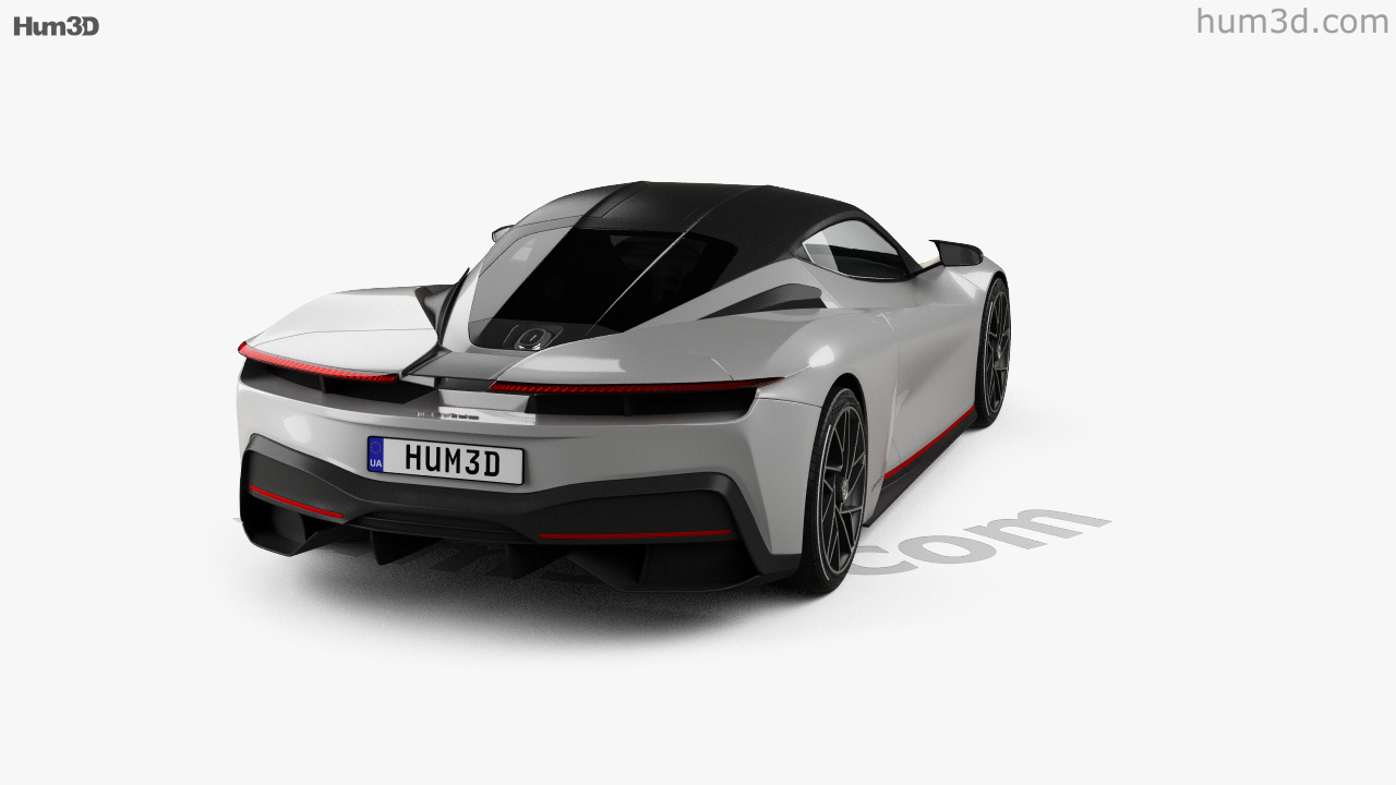 360 view of Pininfarina Battista 2021 3D model - 3DModels store