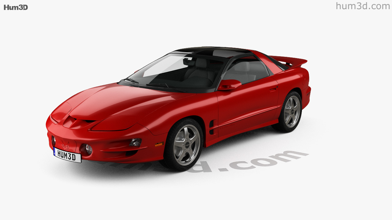 360 view of Pontiac Firebird Trans Am 2002 3D model - 3DModels store