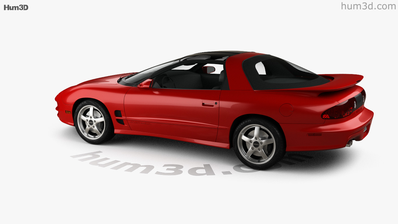 360 view of Pontiac Firebird Trans Am 2002 3D model - 3DModels store