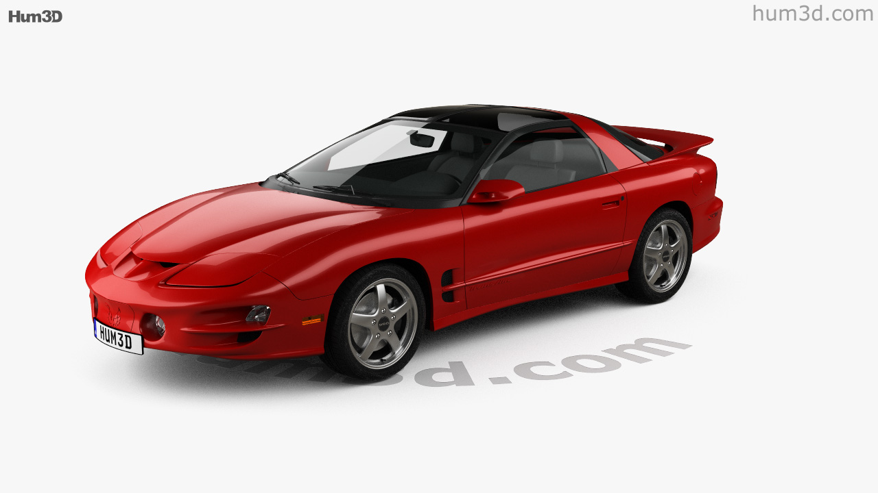 360 view of Pontiac Firebird Trans Am 2002 3D model - 3DModels store