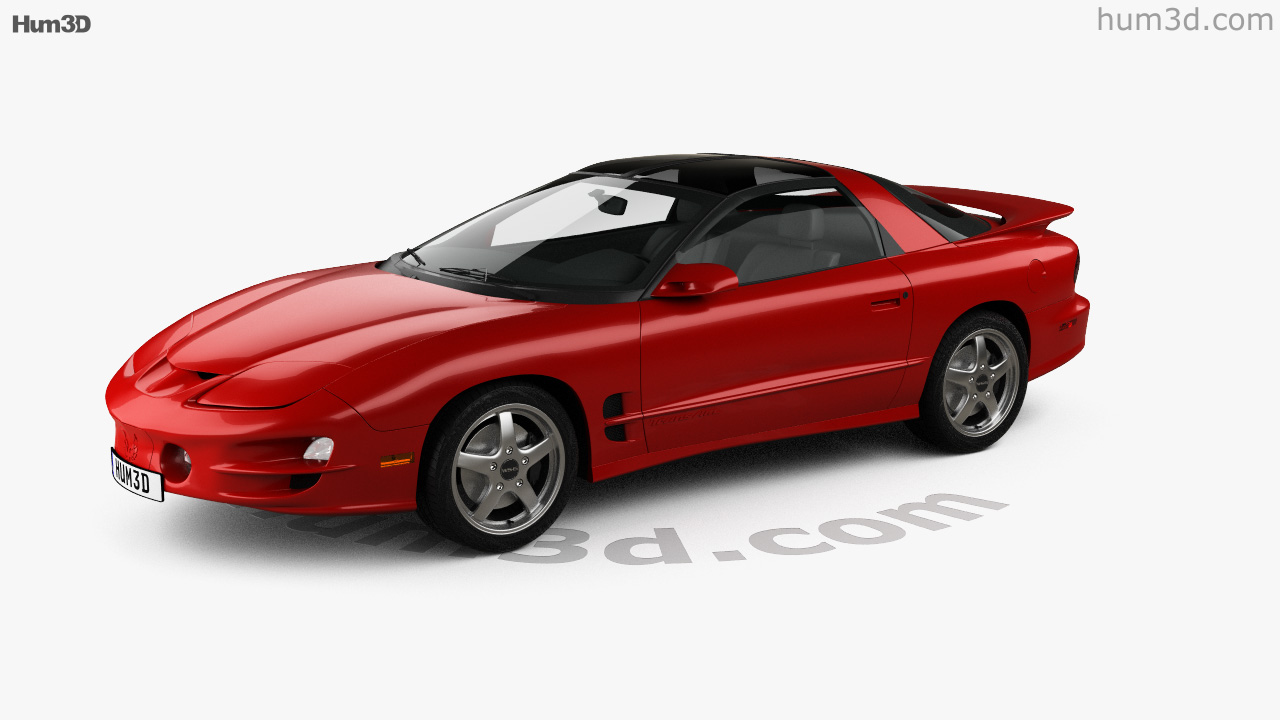 360 view of Pontiac Firebird Trans Am 2002 3D model - 3DModels store