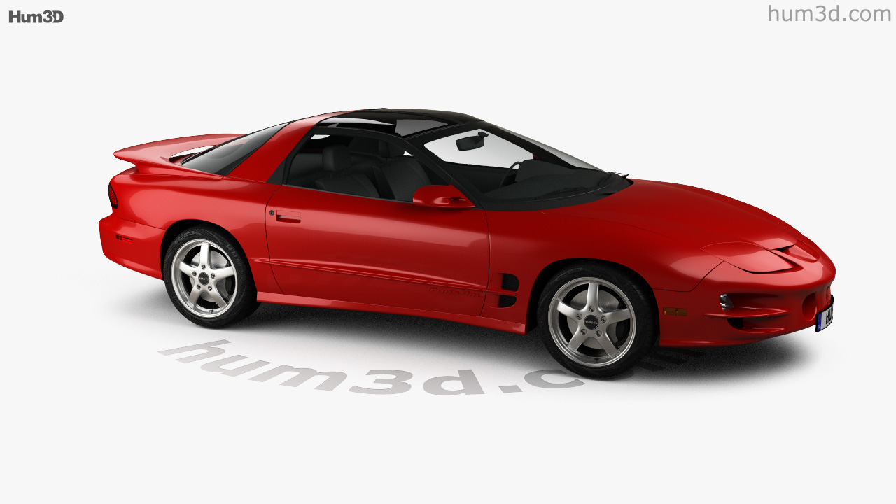360 view of Pontiac Firebird Trans Am 2002 3D model - 3DModels store