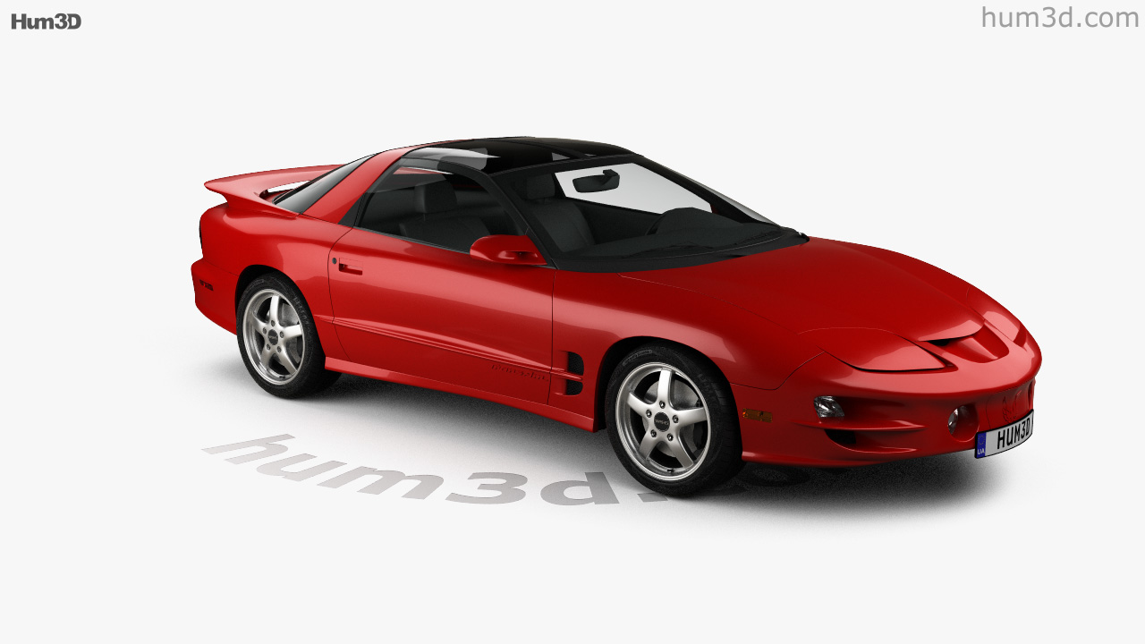 360 view of Pontiac Firebird Trans Am 2002 3D model - 3DModels store