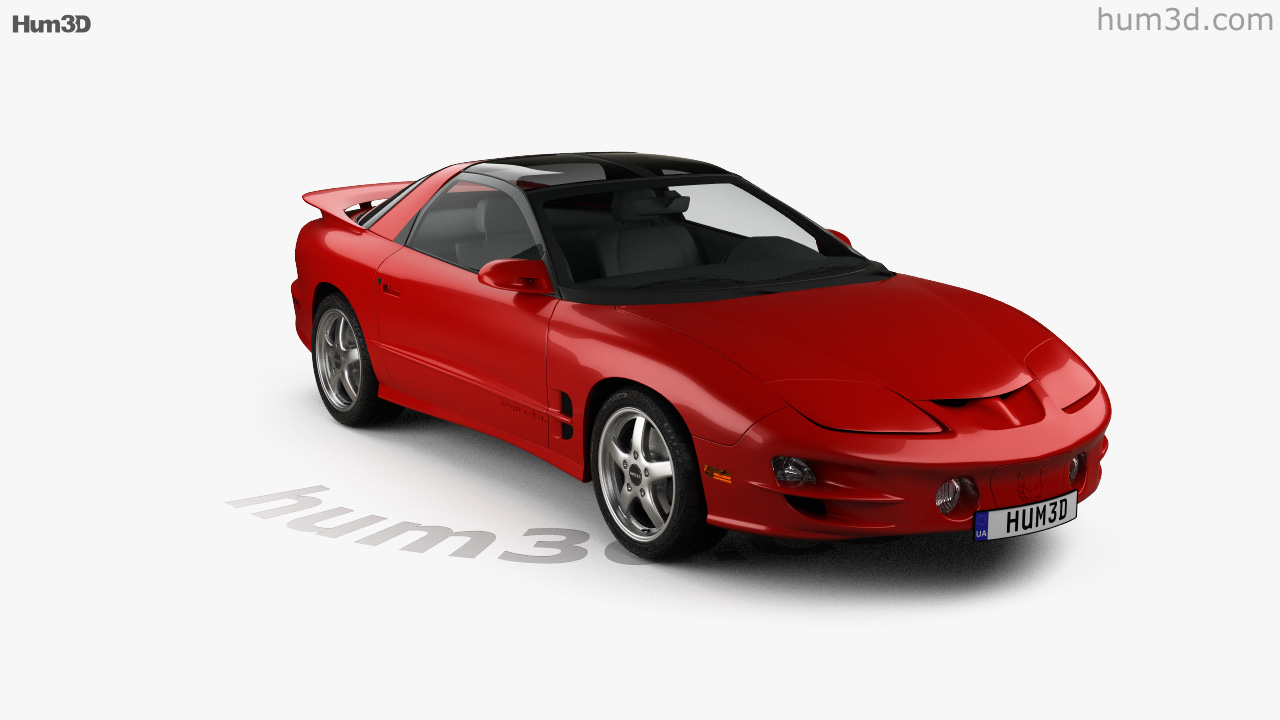 360 view of Pontiac Firebird Trans Am 2002 3D model - 3DModels store