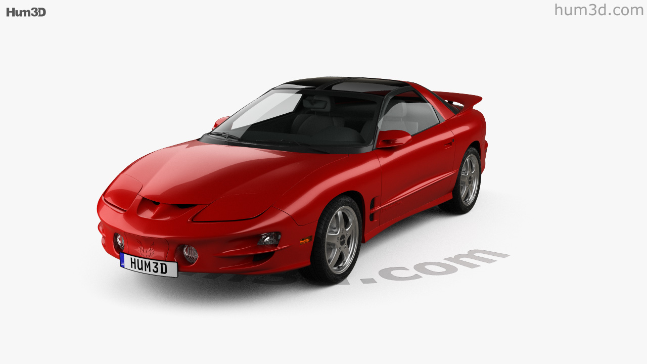 360 view of Pontiac Firebird Trans Am 2002 3D model - 3DModels store