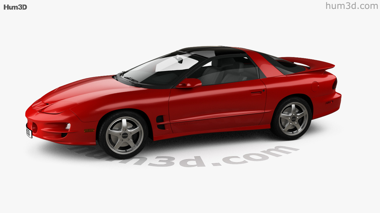 360 view of Pontiac Firebird Trans Am 2002 3D model - 3DModels store
