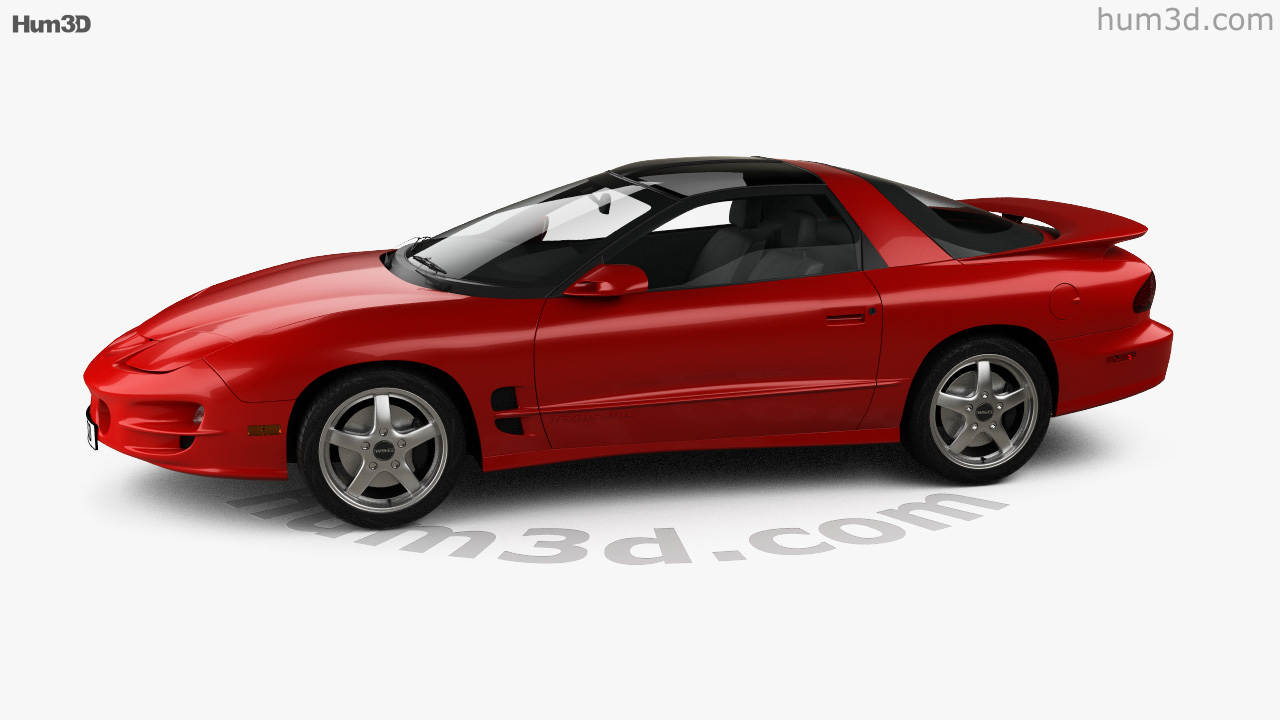 360 view of Pontiac Firebird Trans Am 2002 3D model - 3DModels store
